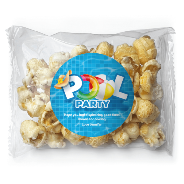 Pool Party Personalised Popcorn Bags - Favour Perfect