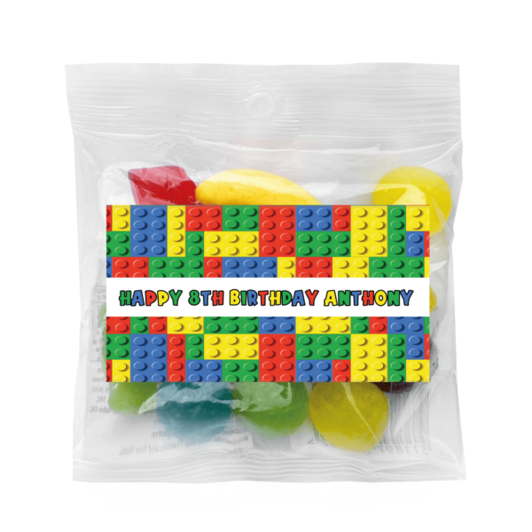 Shop Custom Lego Theme Lolly Bag Party Favours | Australia